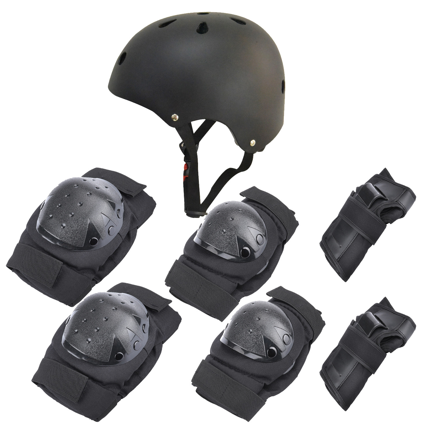 Sports outdoor roller skating protective gear knee and elbow pads ...