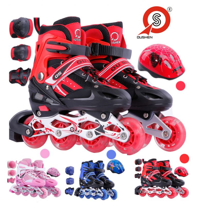 Adjustable children's full flash inline skates | Roller skate manufacturers