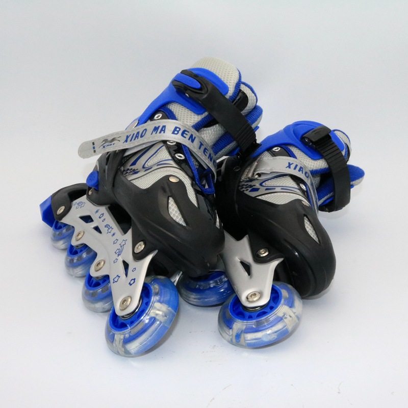 Best selling PVC single flash inline skates | Roller skate manufacturers