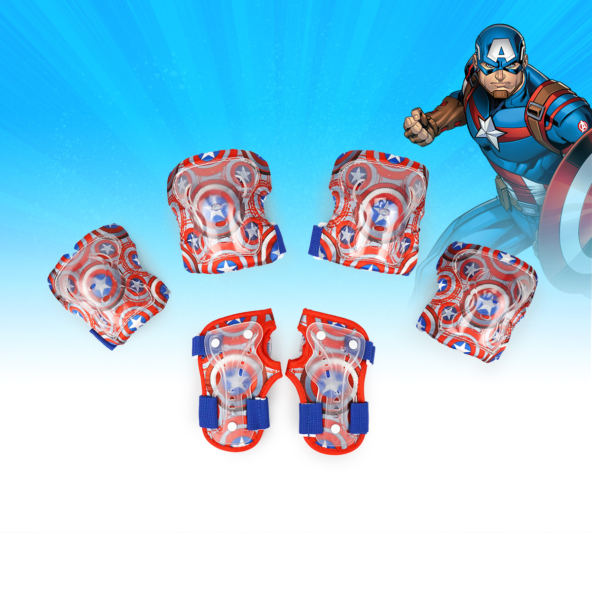 Hello Kitty helmet roller skating knee pad set protective gear ...